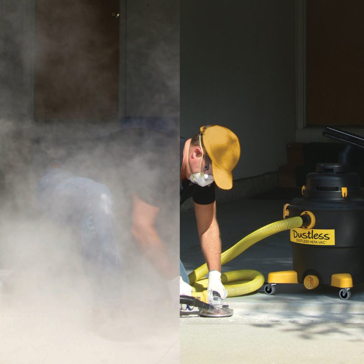 5" DustBuddie Shroud w/18" hose - Dustless Tools